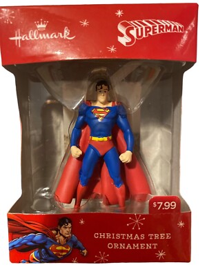 DC Superman Hallmark Christmas Tree Ornament NEW~ Free Shipping | eBay