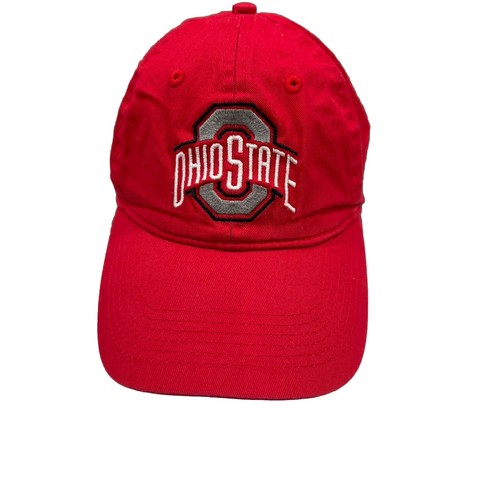 Ohio State on Red Cotton Hat Cap Smaller Hat Hook Loop FAN 1 Brand | eBay
