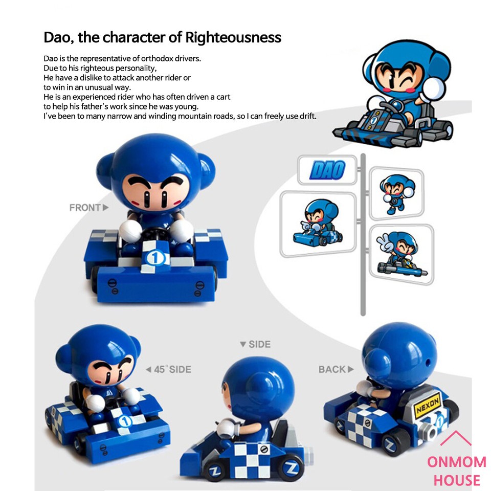 Crazyracing Kartrider Toy 3 Set Race Action Figure Korean Game Toy | eBay