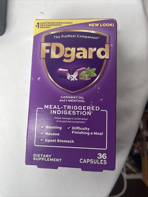 FDgard Functional Dyspepsia Dietary Management 36 Caps For Heartburn ...