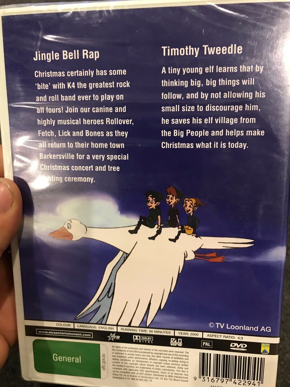 Timothy Tweedle The First Christmas Elf / Jingle Bell Rap NEW region 4 ...