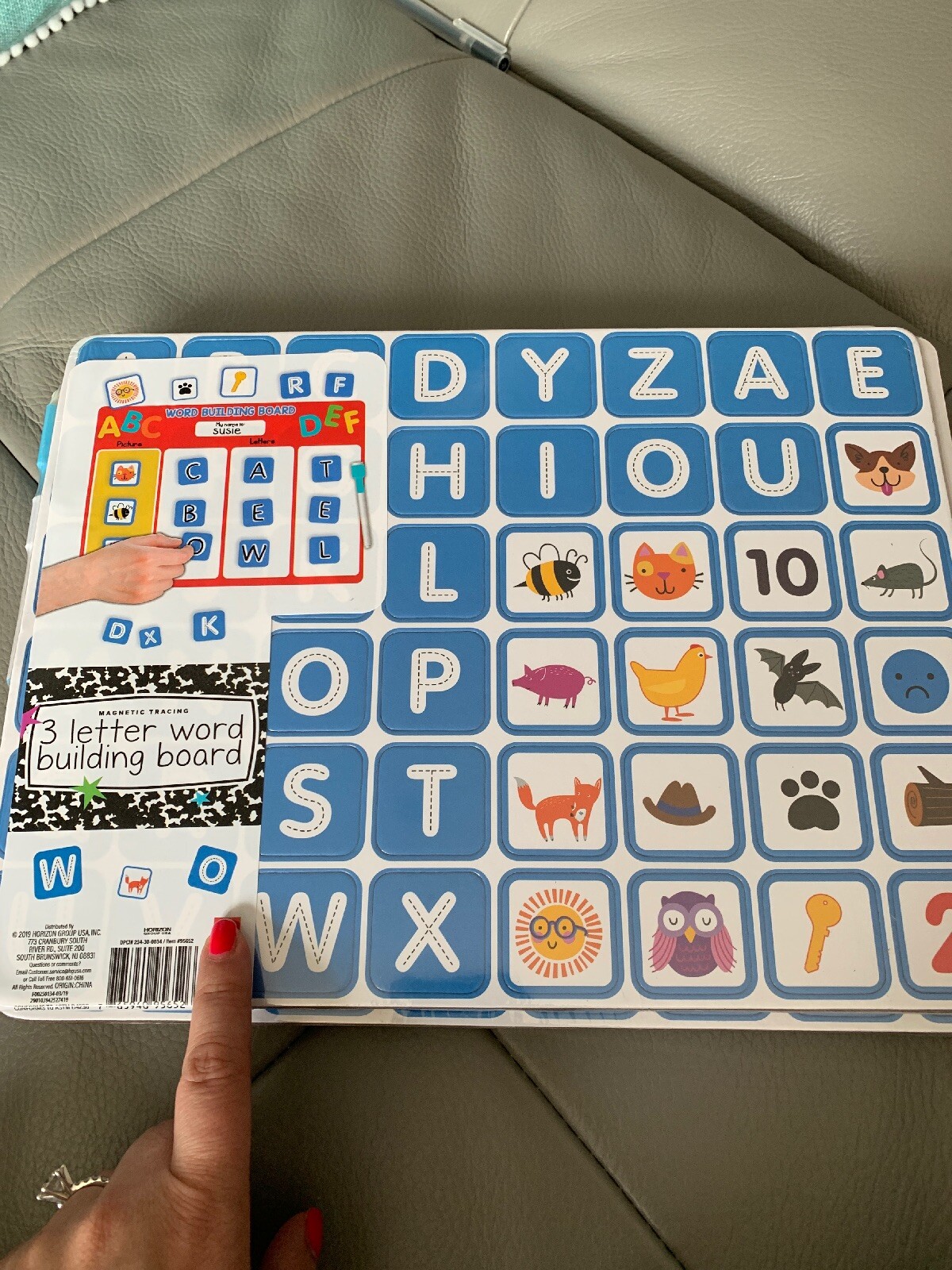 Home School Magnetic dry erase 3 Letter Word Building Board for kids ...