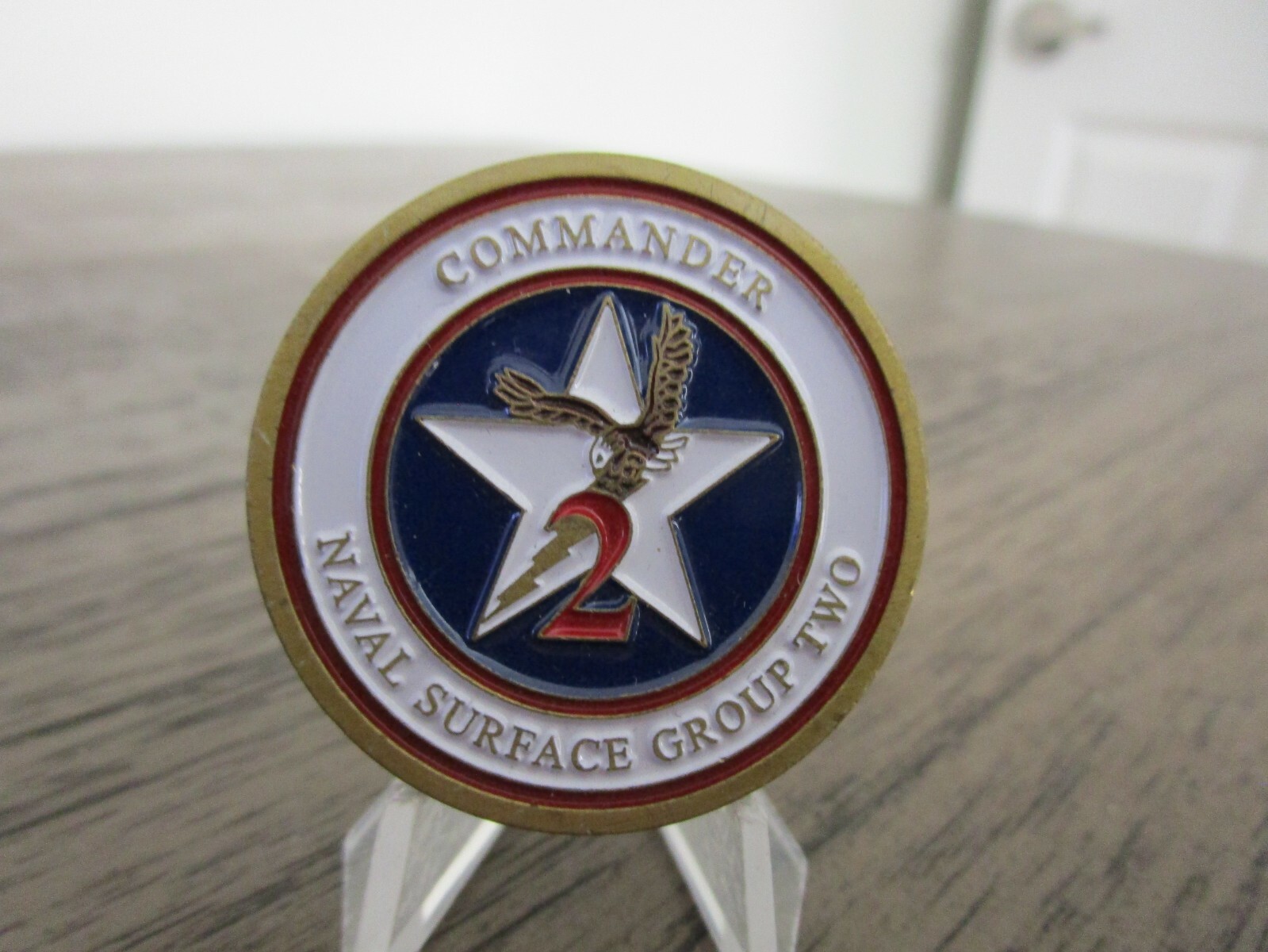 Commander of United States Naval Surface Group Two Challenge Coin #5925 ...
