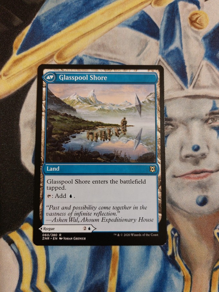 Glasspool Mimic MTG Zendikar Rising Blue Rare Creature Pack Fresh NM-M ...