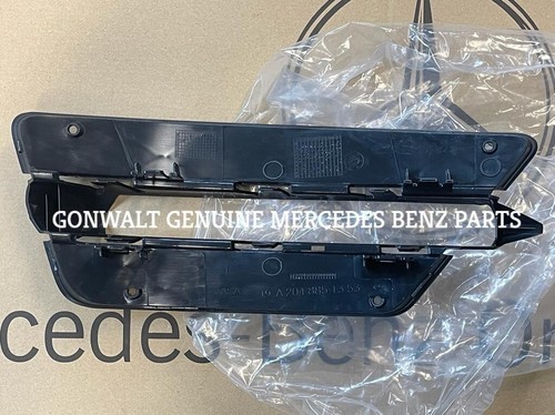 OEM 2048851453 Mercedes Benz Bumper Face Bar Grilles Set Left and Right ...