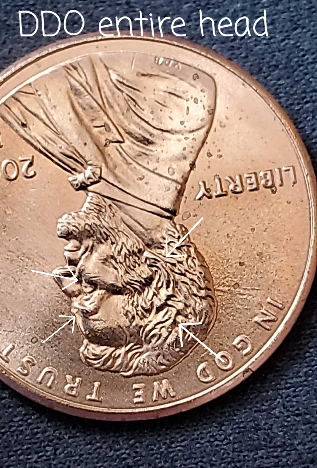 2009-D-Error- Lincoln Penny, Zinc, DDO-DDR, Stuck Through Oil | eBay