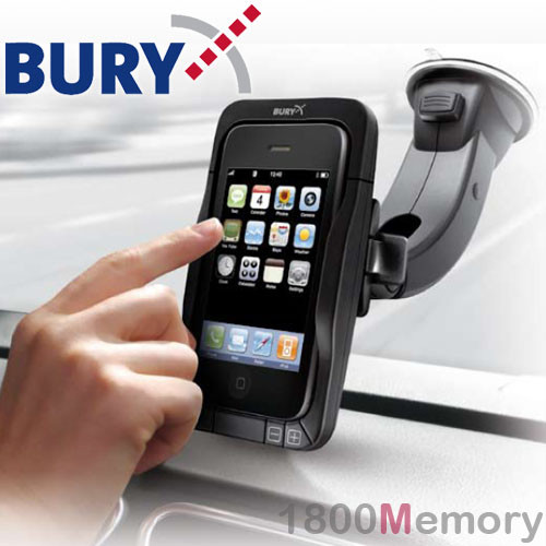 Bury Motion Bluetooth Portable Hands-Free Car Kit f Apple iPhone 4 4S ...