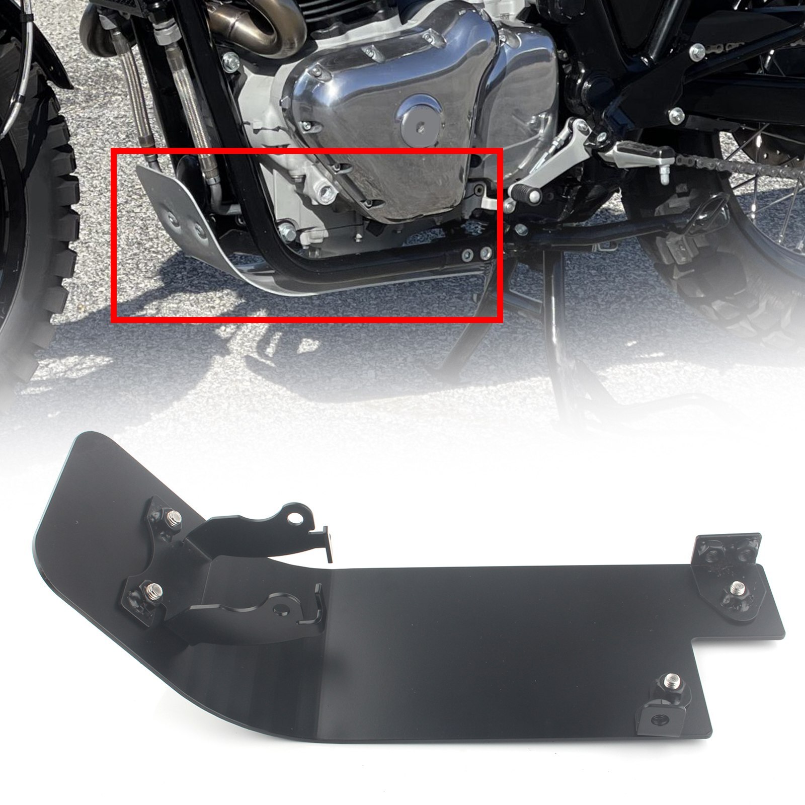 Engine chassis guard cover protector For INTERCEPTOR 650 CONTINENTAL ...