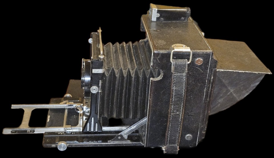 Vintage Graflex Speed Graphic 4x5 Press Camera w/ Ilex Lens & Kalart ...