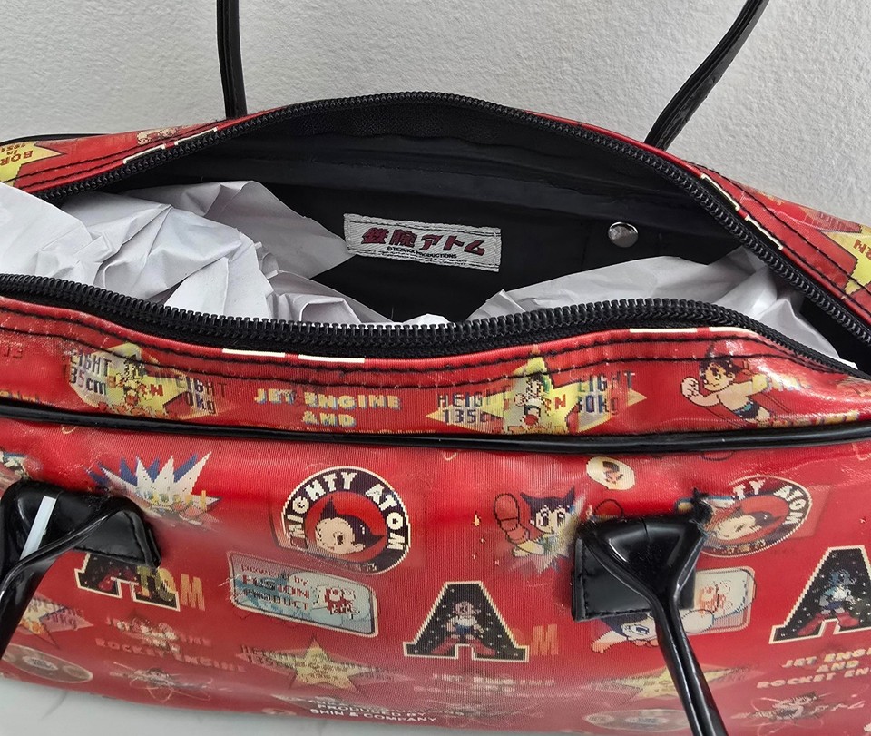 Astro Boy purse by Tezuka Productions. Unused, 12"x5.5"x3". Red. | eBay