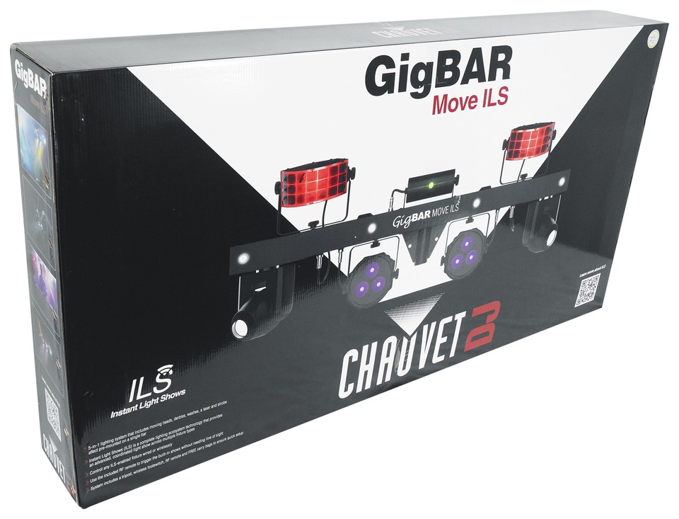 Chauvet DJ GIGBAR MOVE ILS Kit w/Moving Heads/Derbies/Washes/Laser ...