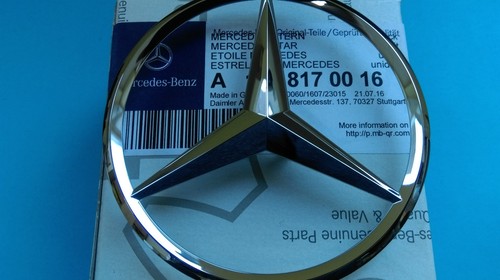Mercedes-Benz A1768170016 Trunk Emblem - Gloss Silver for sale online ...