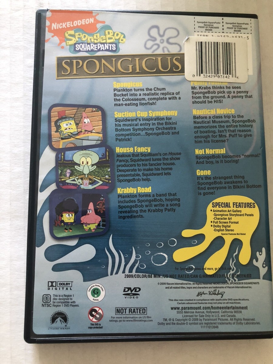 Roghchlár Dvd Scannán Spongebob Squarepants SpongeBob SquarePants: