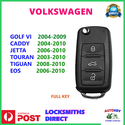 VOLKSWAGEN JETTA EOS KEY 2004 2005 2006 2007 2008 2009 2010 | eBay