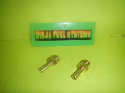 ROCHESTER QUADRAJET CARBURETOR INLET FITTING RUBBER HOSE ADAPTER 5/16 ...