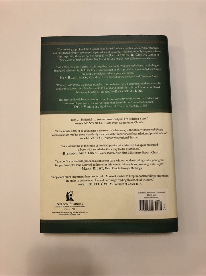 Winning with People : Discover the People Principles That Work for You ...