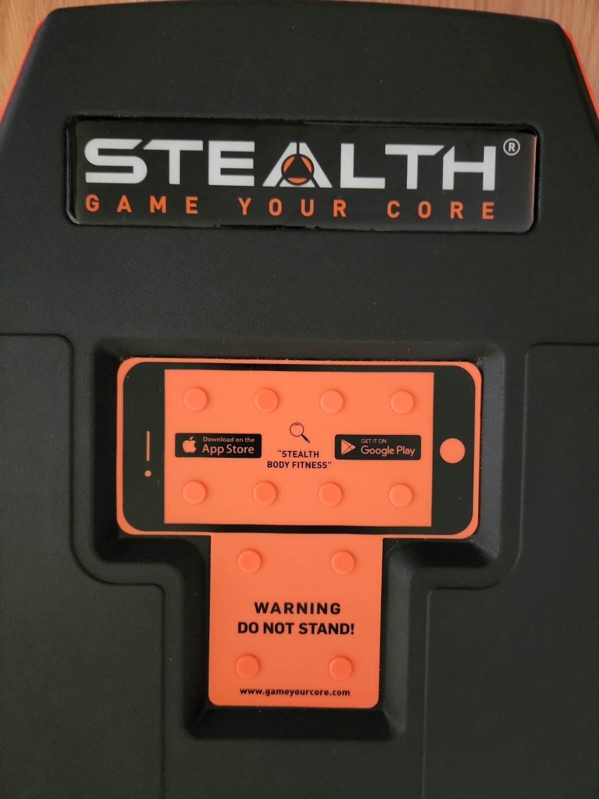 STEALTH PLANKSTER Orange Game Your Core Personal Fitness / Ab Balance ...