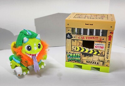 Crate Creatures Surprise Sizzle Interactive Monster Light up Eyes ...