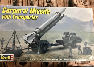 Revell Monogram #7852 1/40 Corporal Missile w/Transporter Model Kit ...
