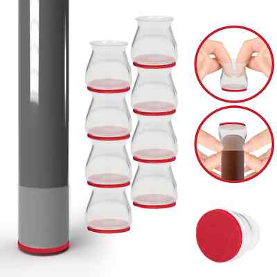 As Seen on TV Ruby Sliders SMALL, Chair Covers Protect Hard Surface ...