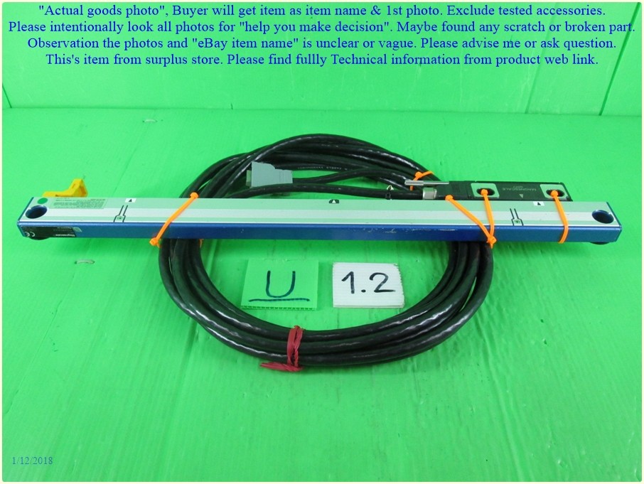 SONY SR77-032RSAAX, Magnescale Linear encoder + CH33 Cable as photo, sn ...