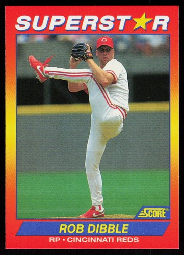 1992 Score 100 Superstars Rob Dibble #41 BASEBALL Cincinnati Reds | eBay