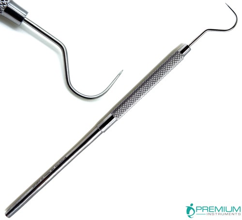 Dental Explorer 23 Shepherd Hook Probe Diagnostics Stainless Steel ...