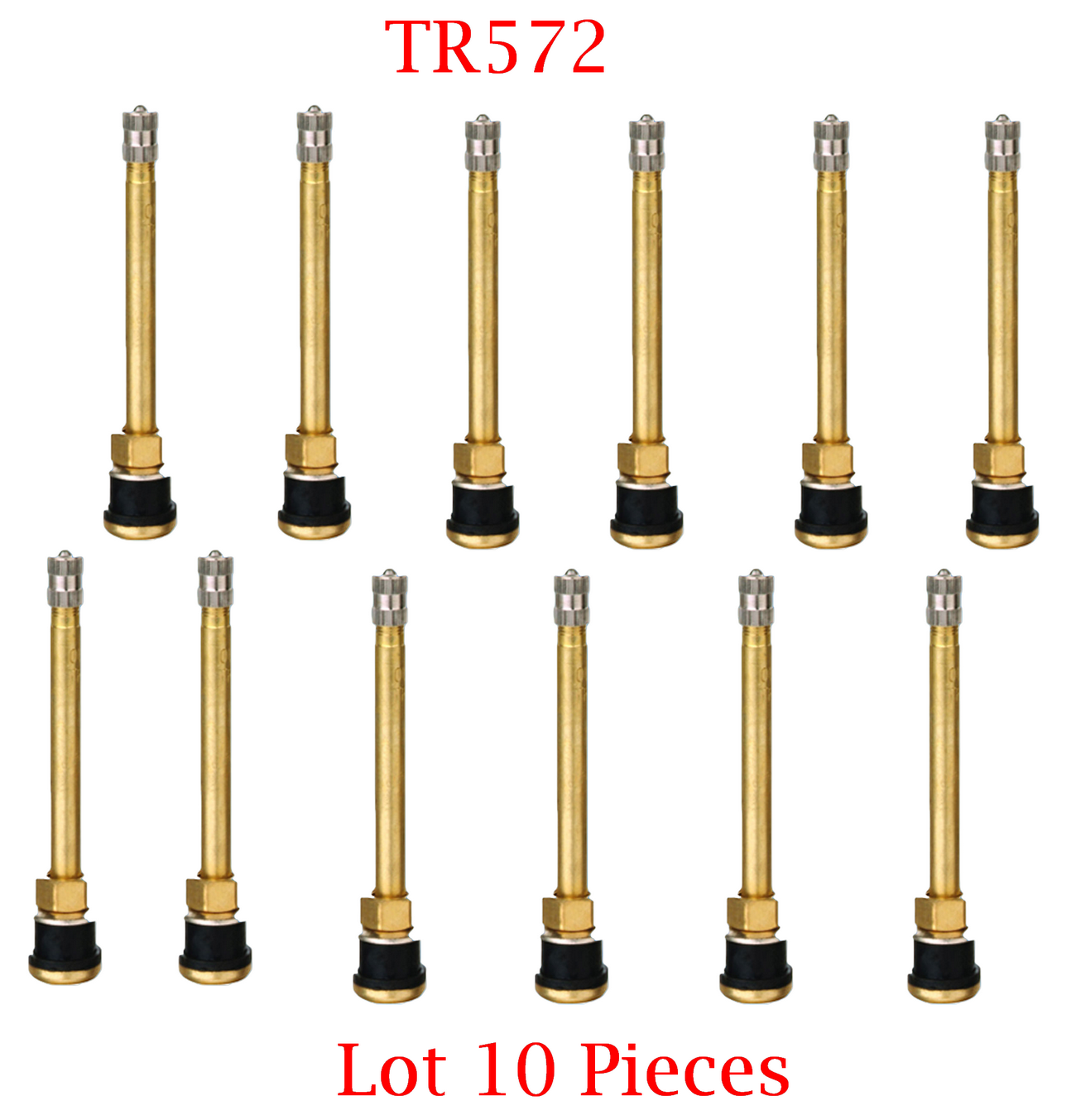 10 Kits TR572 Truck Tire Valve Stem Wheels 22.5 /24.5 For Rim Φ.625 ...