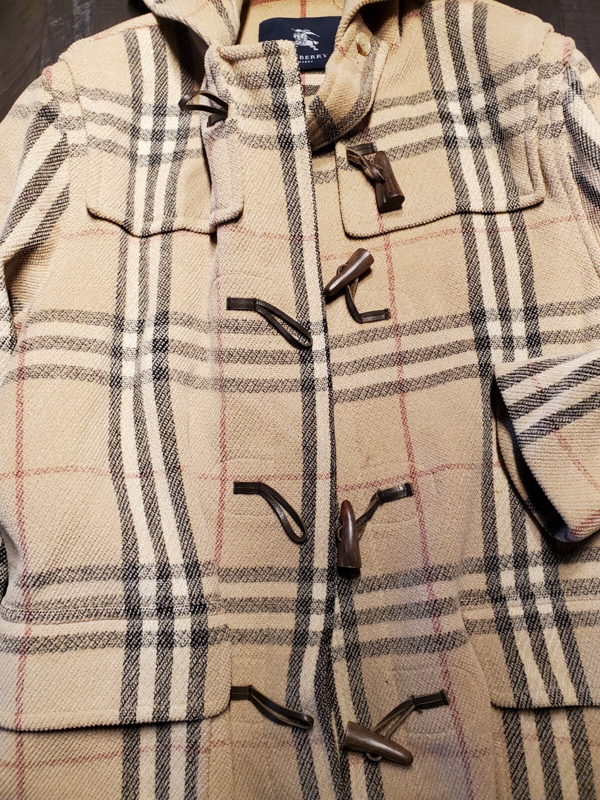 Iconic Original Burberry Plaid Check Made in London W… - Gem