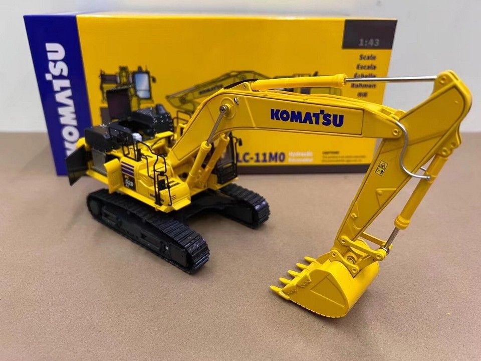 1/43 Scale KOMATSU PC520LC-11MO Hydraulic Excavator Diecast Model Toy ...