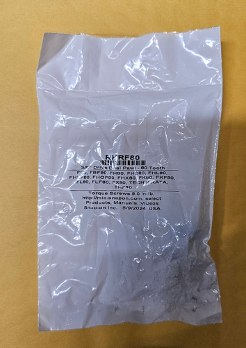 Snap on RKRF80 3/8" Drive 80 Tooth Ratchet Repair Kit **NEW** | eBay