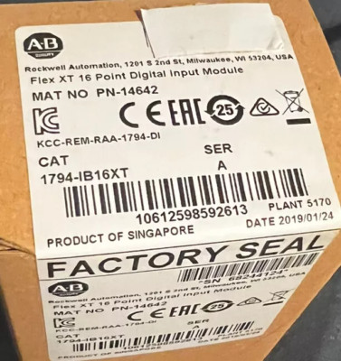 1794-IB16XT New Allen-Bradley Flex XT 16 Point Digital Input Module ...