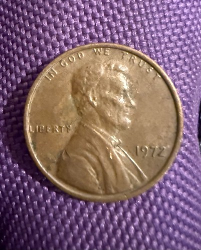1972 lincoln penny no mint mark Rim Error | eBay