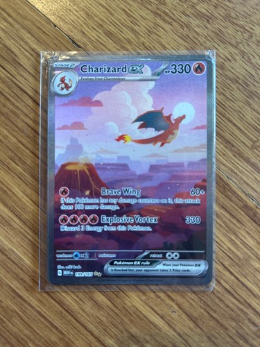 Pokemon Charizard EX 199/165 SV: Scarlet & Violet 151 Special ...