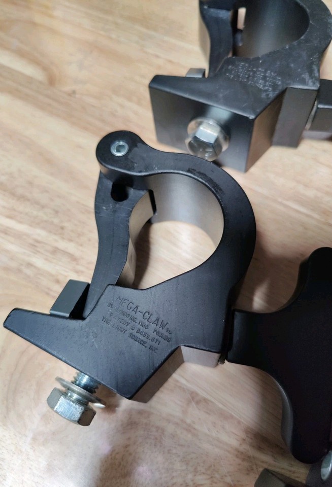Lot of 4 Mega-Claw Clamps For Lighting | eBay