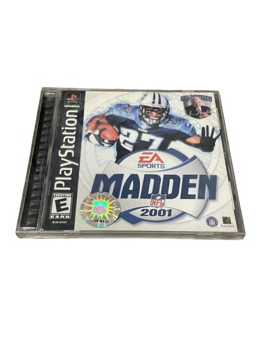 Vintage Madden NFL 2001 PlayStation 1 PS1 Video Game Complete EA Sports ...