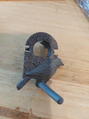 Lot of 6 Swallow Bird House Metal Perch With Bird Design | eBay