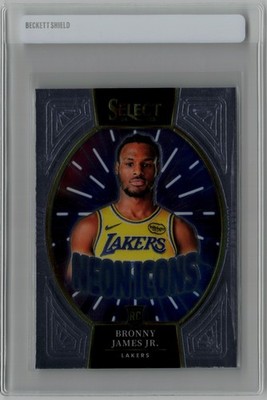 Bronny James Jr. Neon Icons Panini 2024-25 Panini Select | eBay