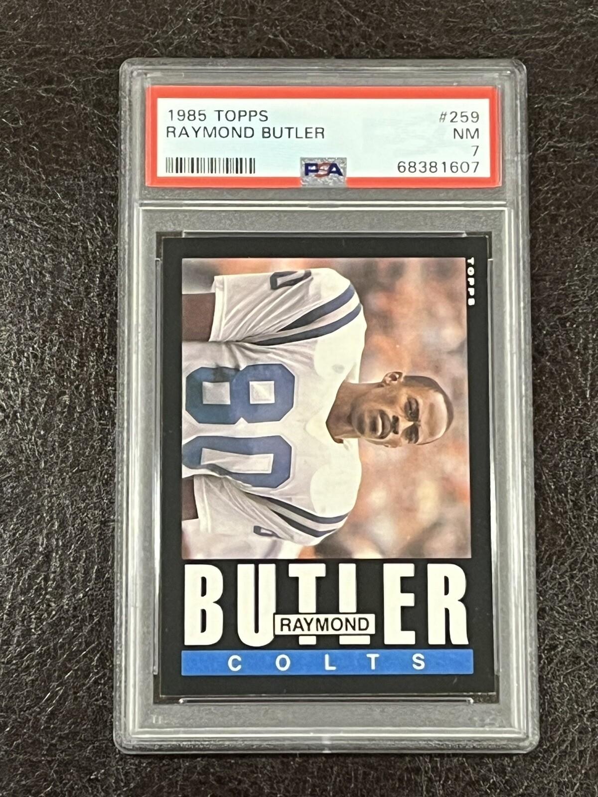 1985 Topps Football Raymond Butler #259 PSA 7 NM Indianapolis Colts | eBay