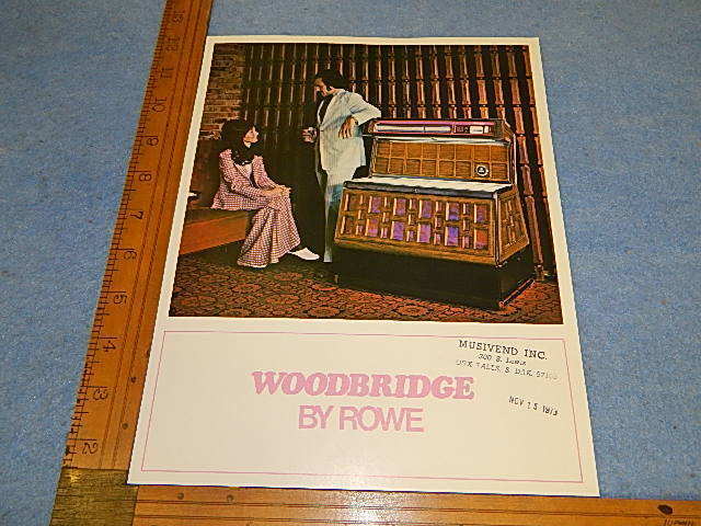 AMI / Rowe TI2 Woodbridge Advertising Flyer | eBay