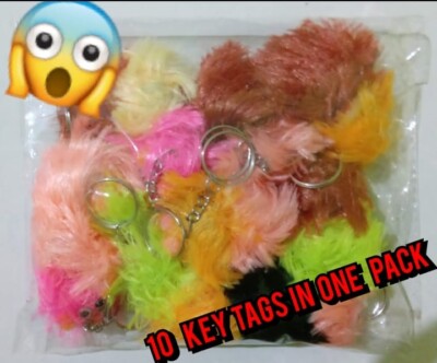 beautiful wool key tags new assorted colored free shipping 10 key ...