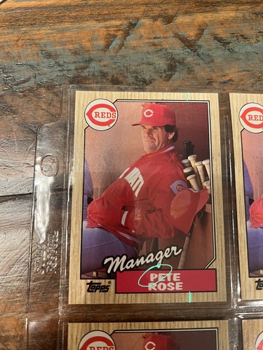 1987 Topps - #393 Pete Rose ERROR CARD (3 ERRORS) - See Pictures | eBay
