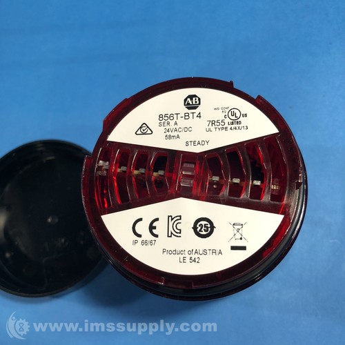 Allen Bradley 856T-BT4 Red 70mm Stack Light Module 4574 | eBay