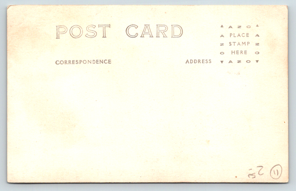 Vintage c.1900 Postcard - R.P.P.C. Well Dressed Couple Standing Next to ...