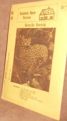 Calico Cat Doorstop - Patchwork House Patterns 1978 | eBay