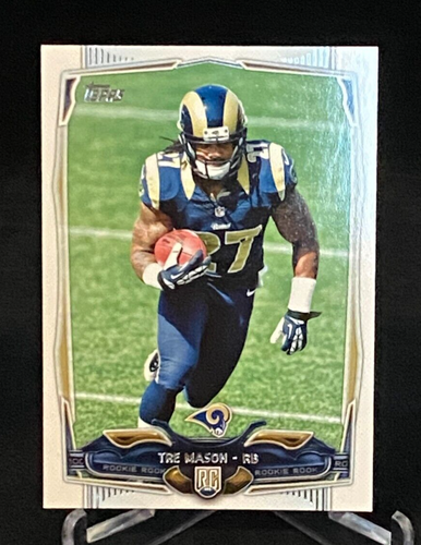 2014 Topps Football Rookie Card #422 Tre Mason St. Louis Rams | eBay