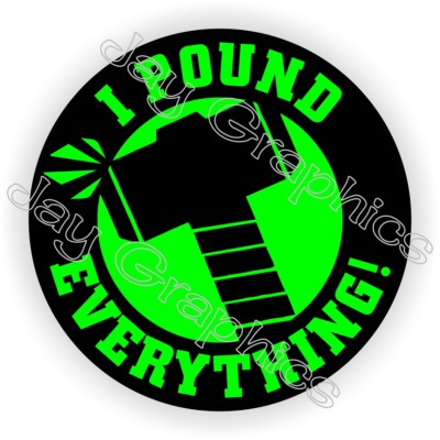 I Pound Everything Funny Hard Hat Sticker ~ Helmet Decal Laborer Label ...
