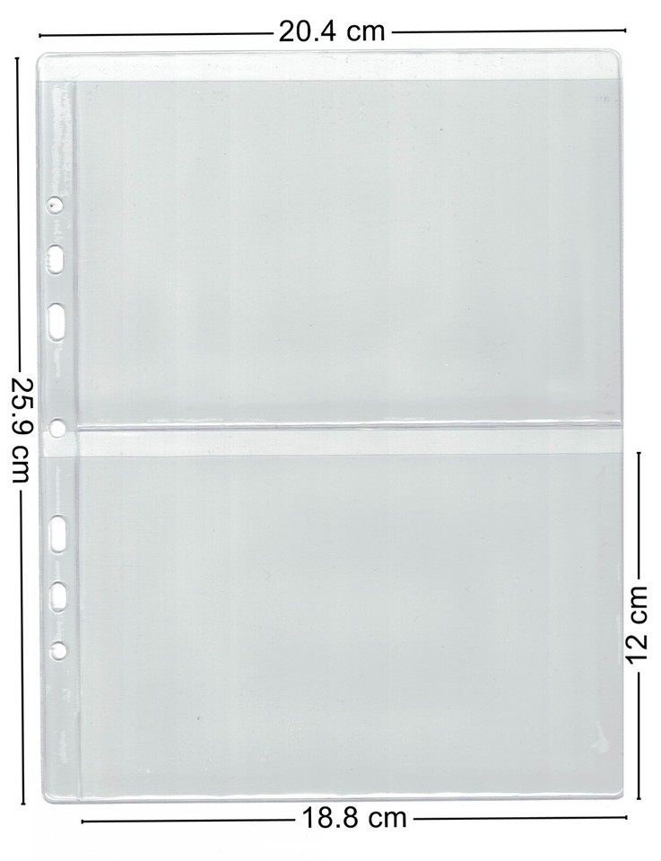 Banknote Album Folder Book Pages Sleeves for Banknotes - Big Choose ...