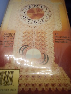 Grandfather Clock 12” Bead Kit Craft 1999 Cousin Corp Of America DIY ...