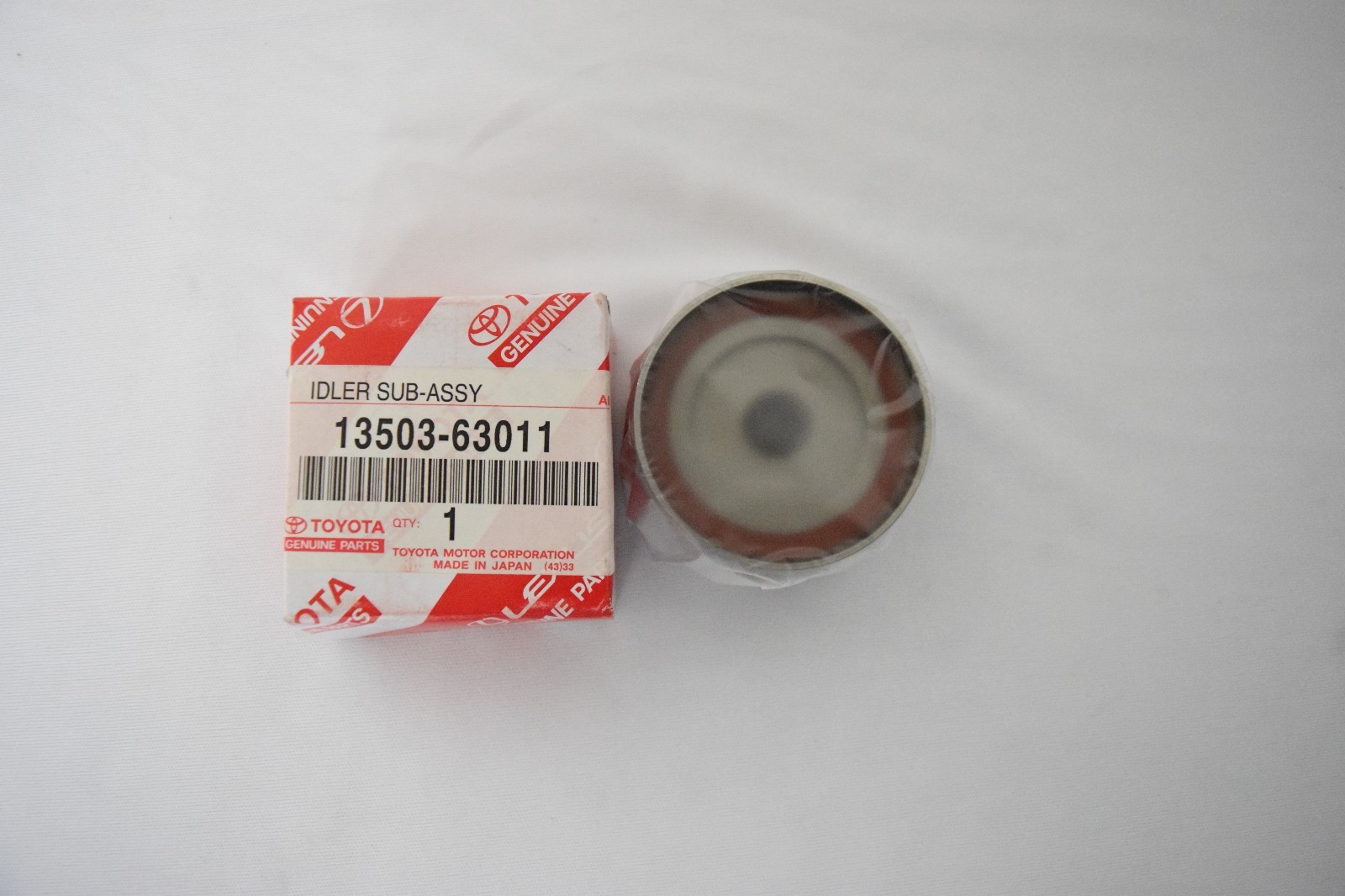 GENUINE TOYOTA TIMING BELT IDLER TENSION PULLEY OEM 13503-63011 / ...